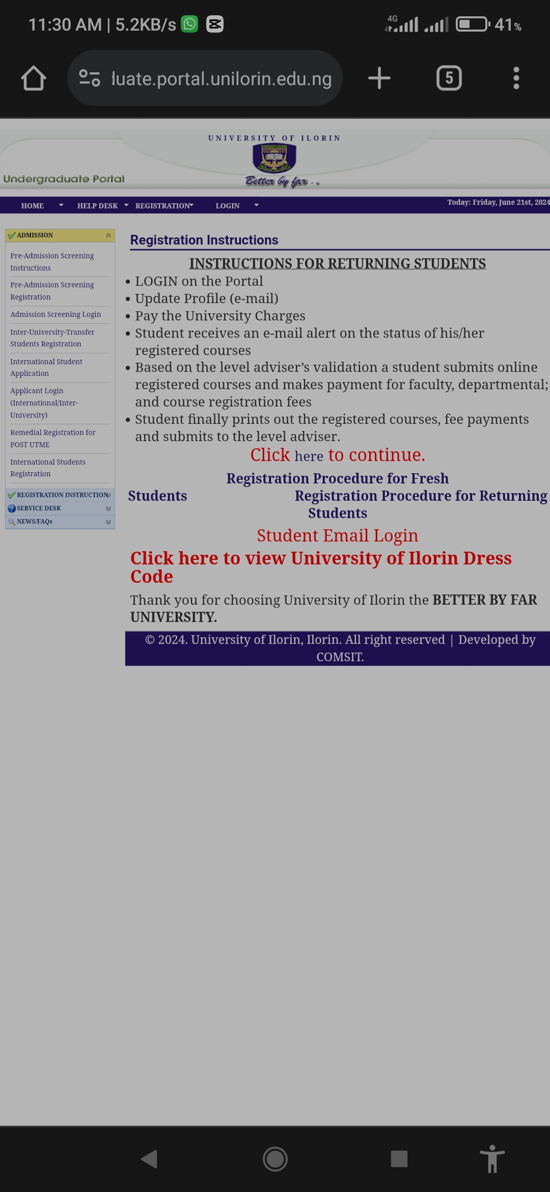 Unilorin Cut Off Mark 2025/2026: Departmental Aggregate Scores and ...